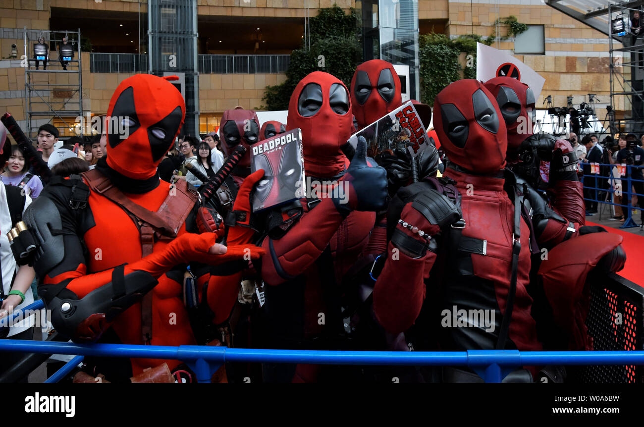 Japanese fans wear costumes during theJapan premiere for the film ...