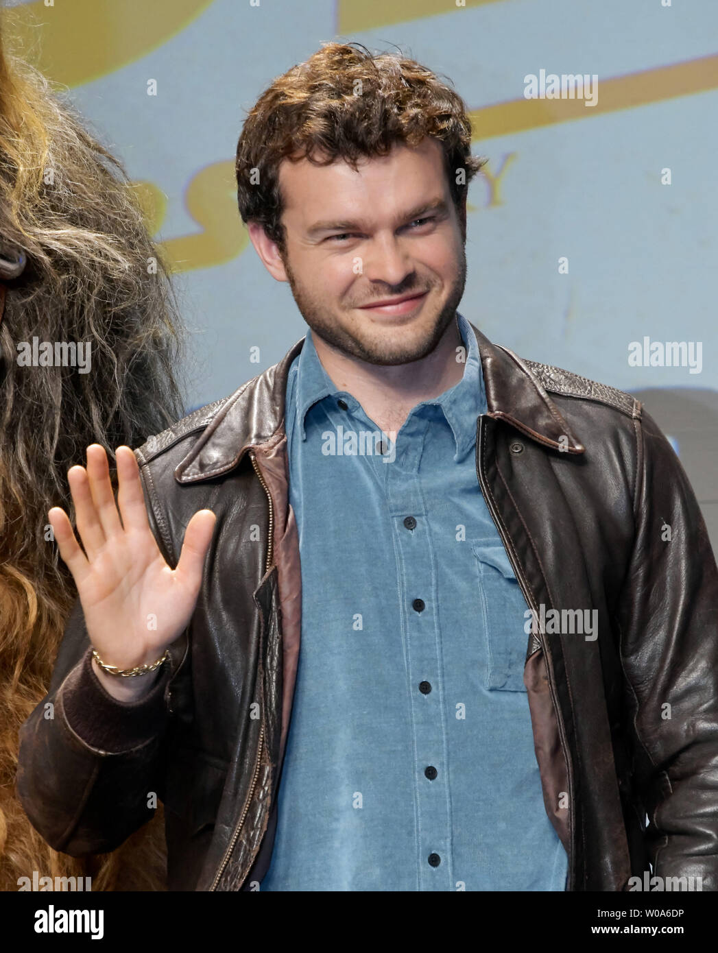 Actor Alden Ehrenreich attends the press conference for the film "Solo ...
