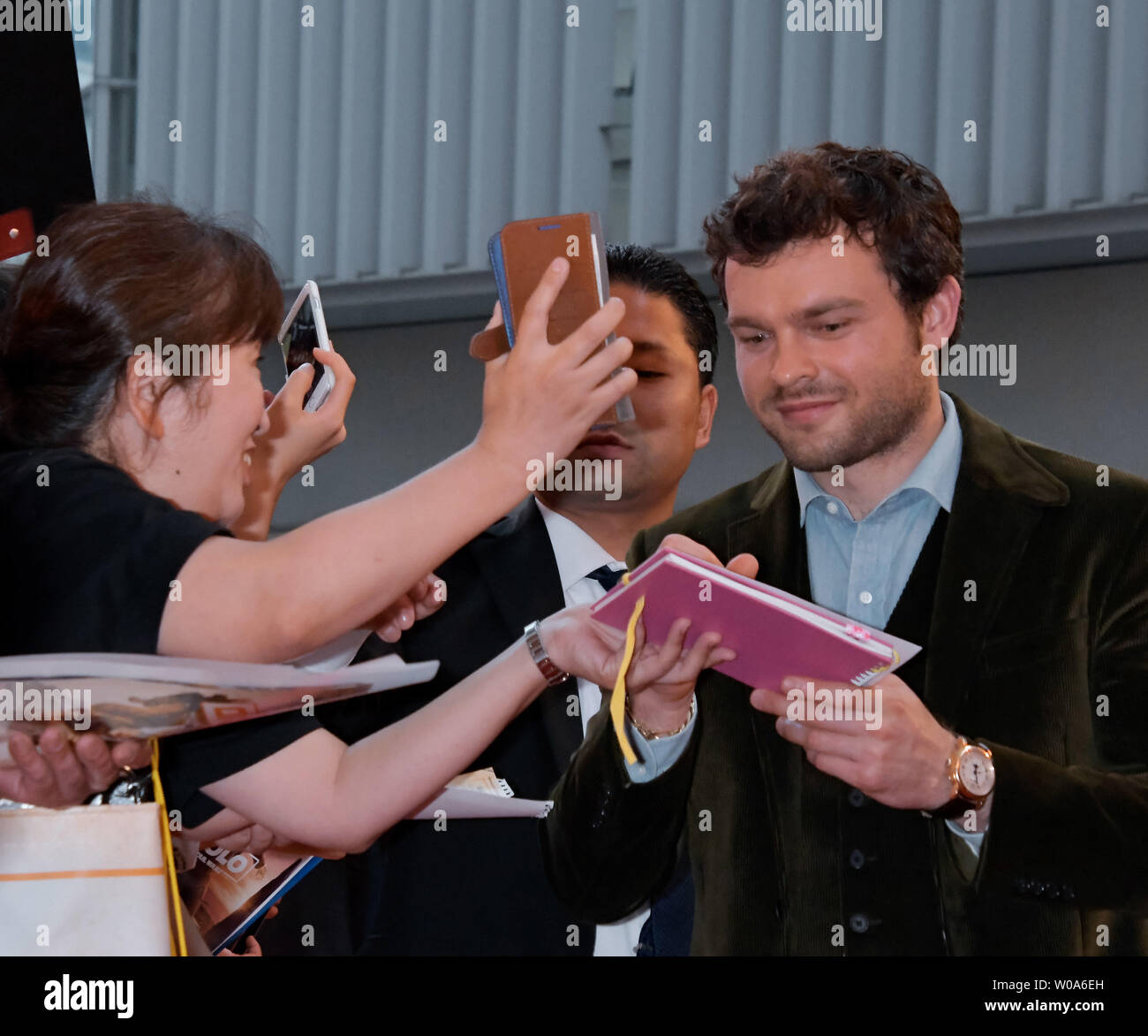 Actor Alden Ehrenreich attends the Japan Premiere for the film "Solo: A ...