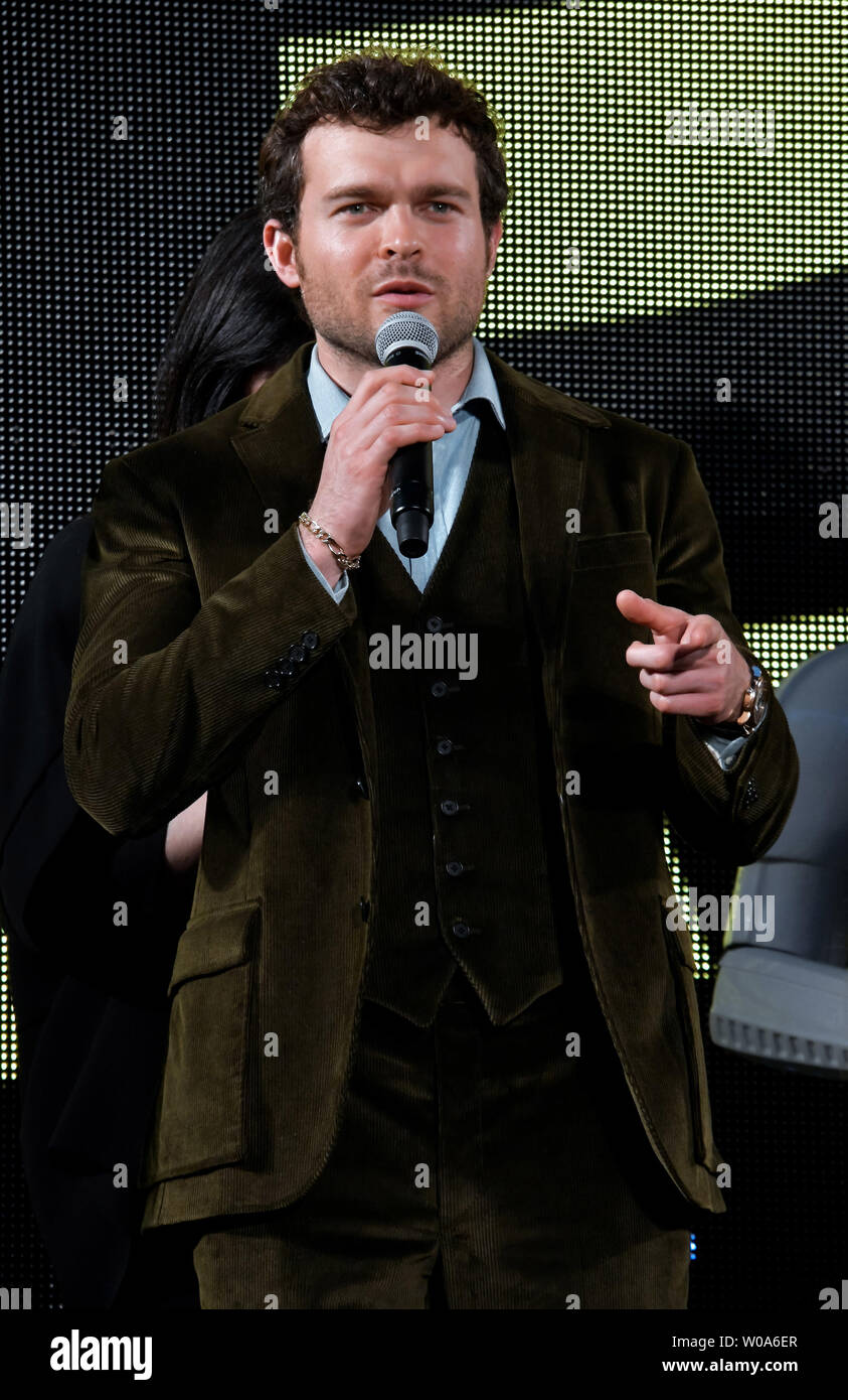 Actor Alden Ehrenreich attends the Japan Premiere for the film "Solo: A ...
