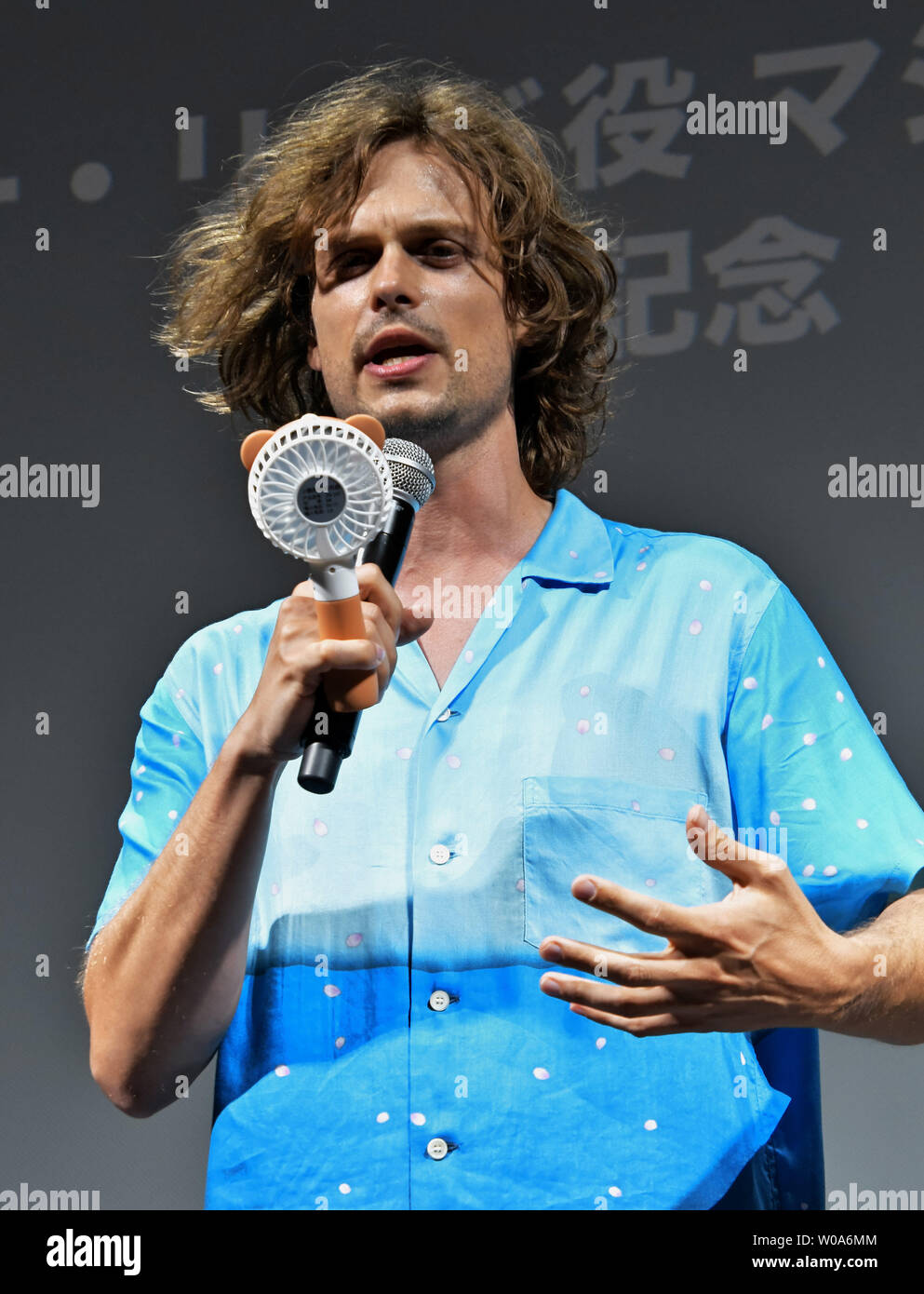 Actor Matthew Gray Gubler attends the meet and greet for the TV drama ...