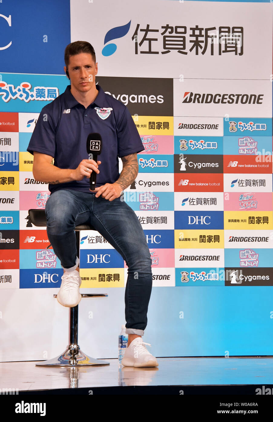 Former Spanish National Team footballer Fernando Torres attends the ...