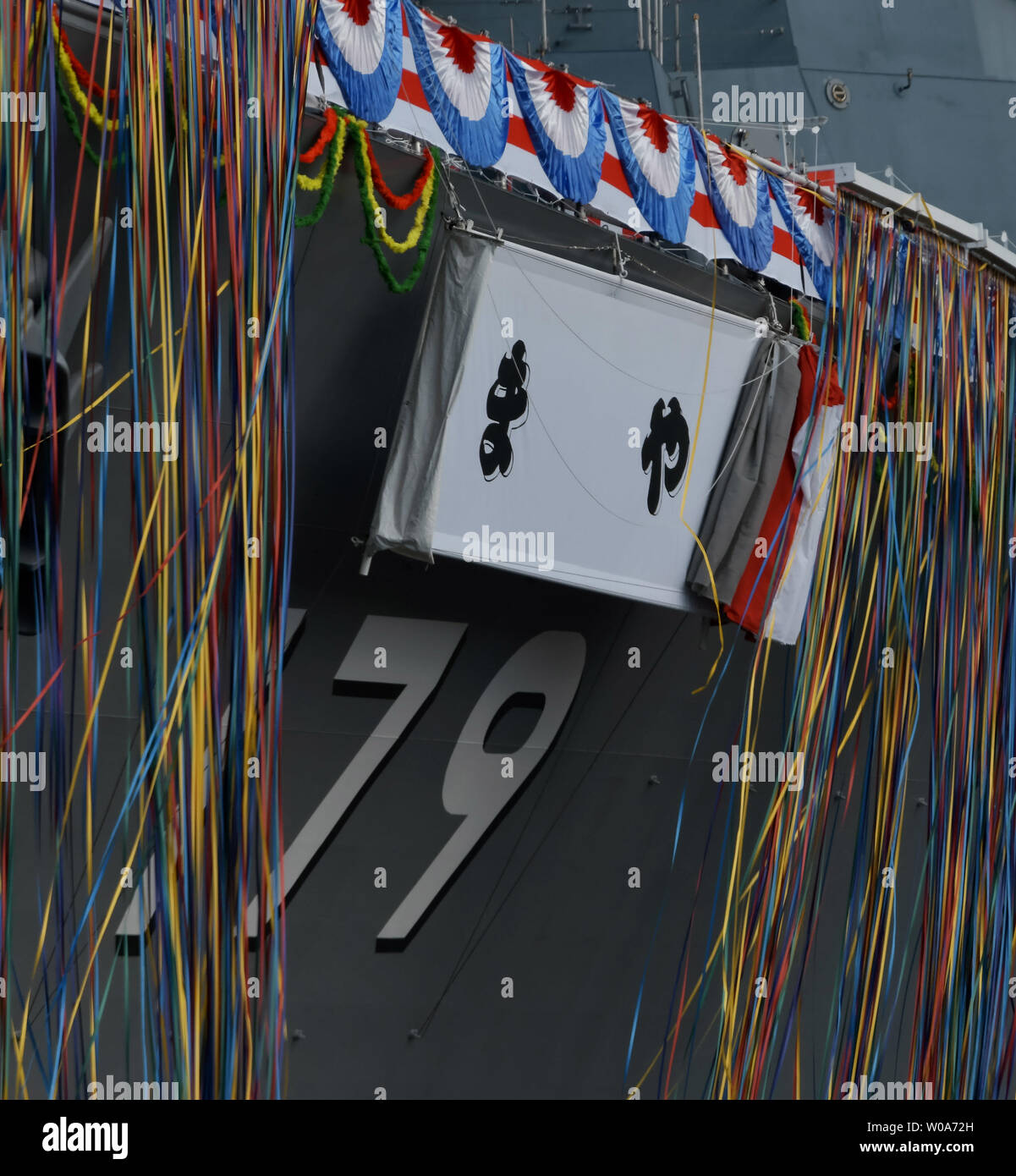 Japan's New Aegis Guided Missile Destroyer "Maya" is seen during the ...