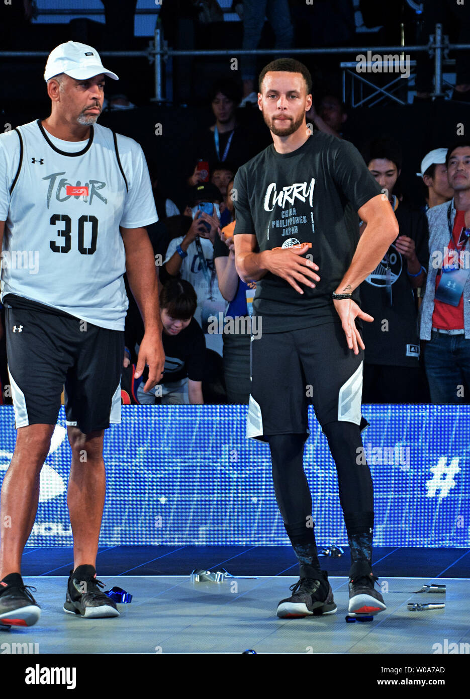 Golden State Warriors Point guard Stephen Curry attends the event of ...