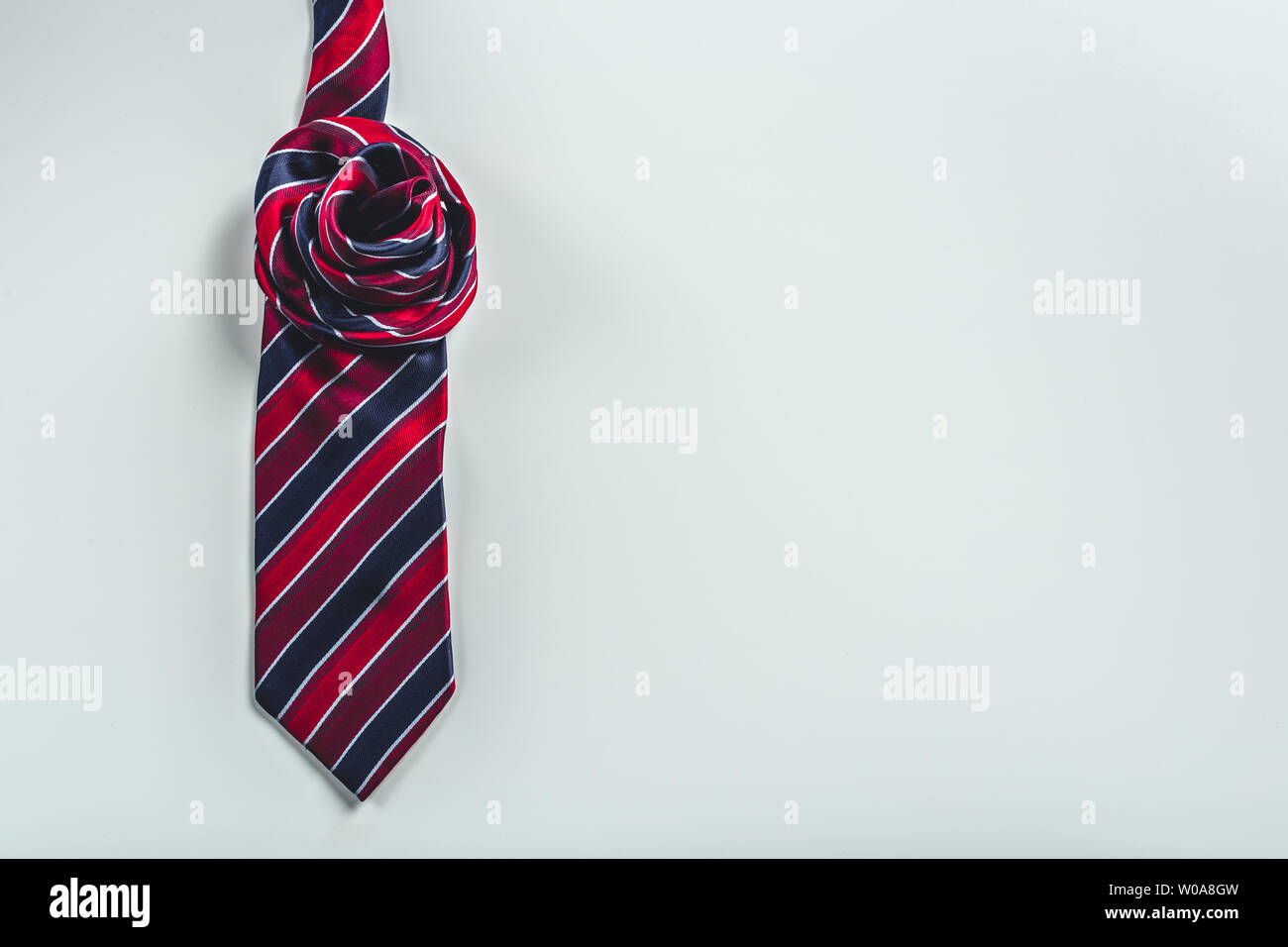 tie over white background Stock Photo - Alamy