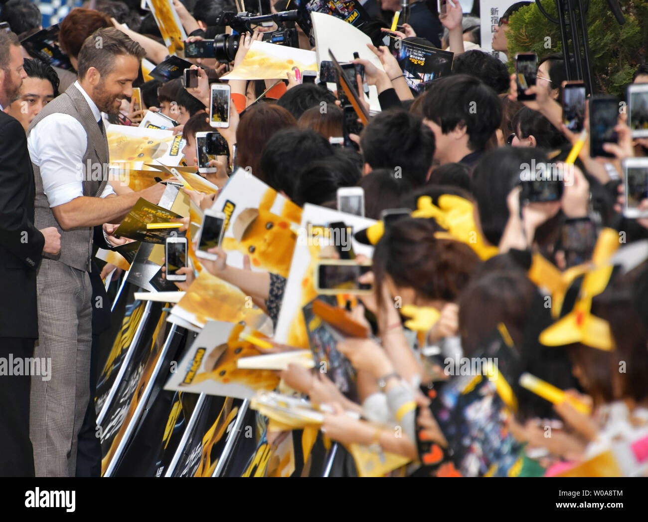 Actor Ryan Reynolds attends the World premiere for the film "Pokemon ...