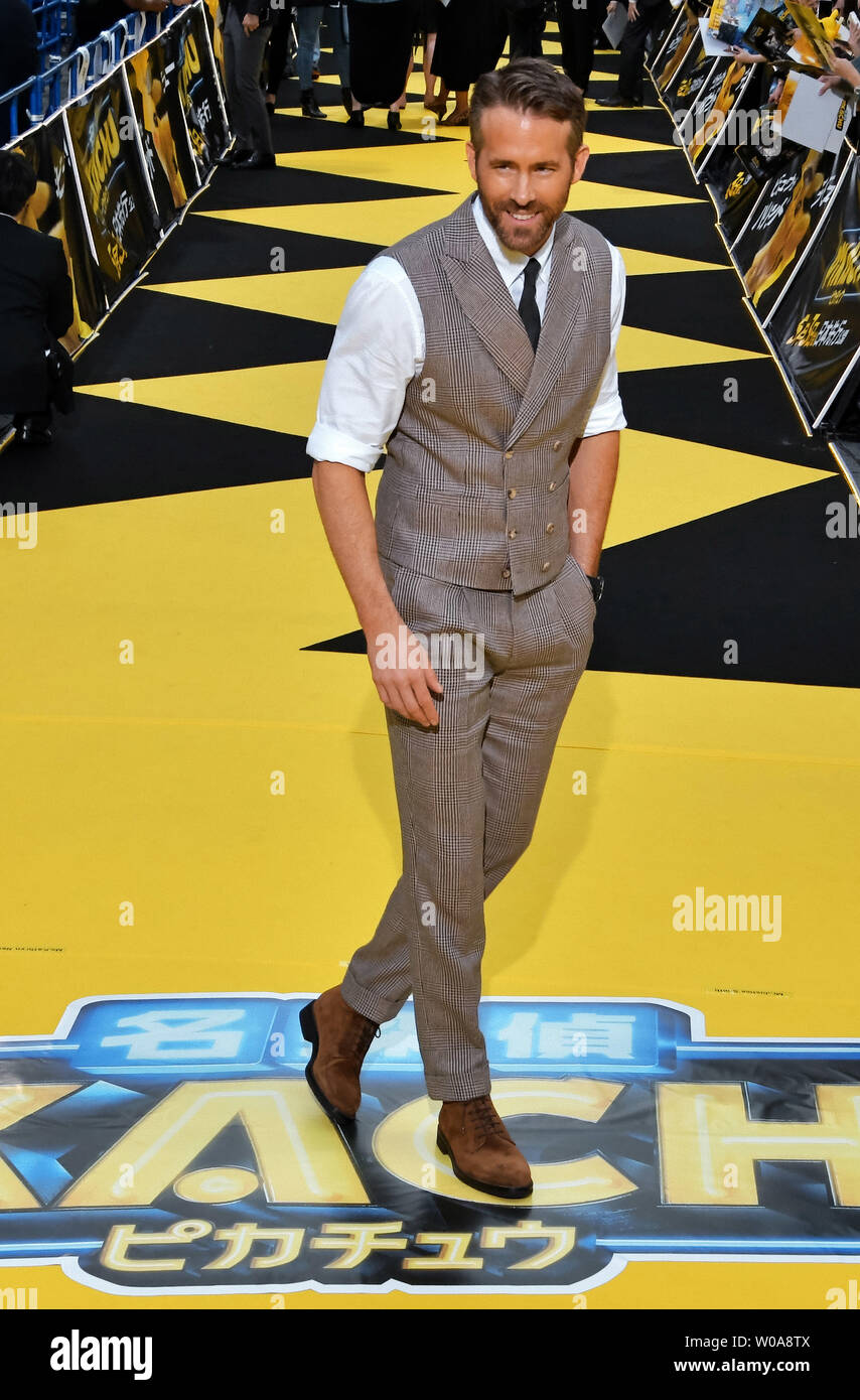 Actor Ryan Reynolds attends the World premiere for the film "Pokemon ...
