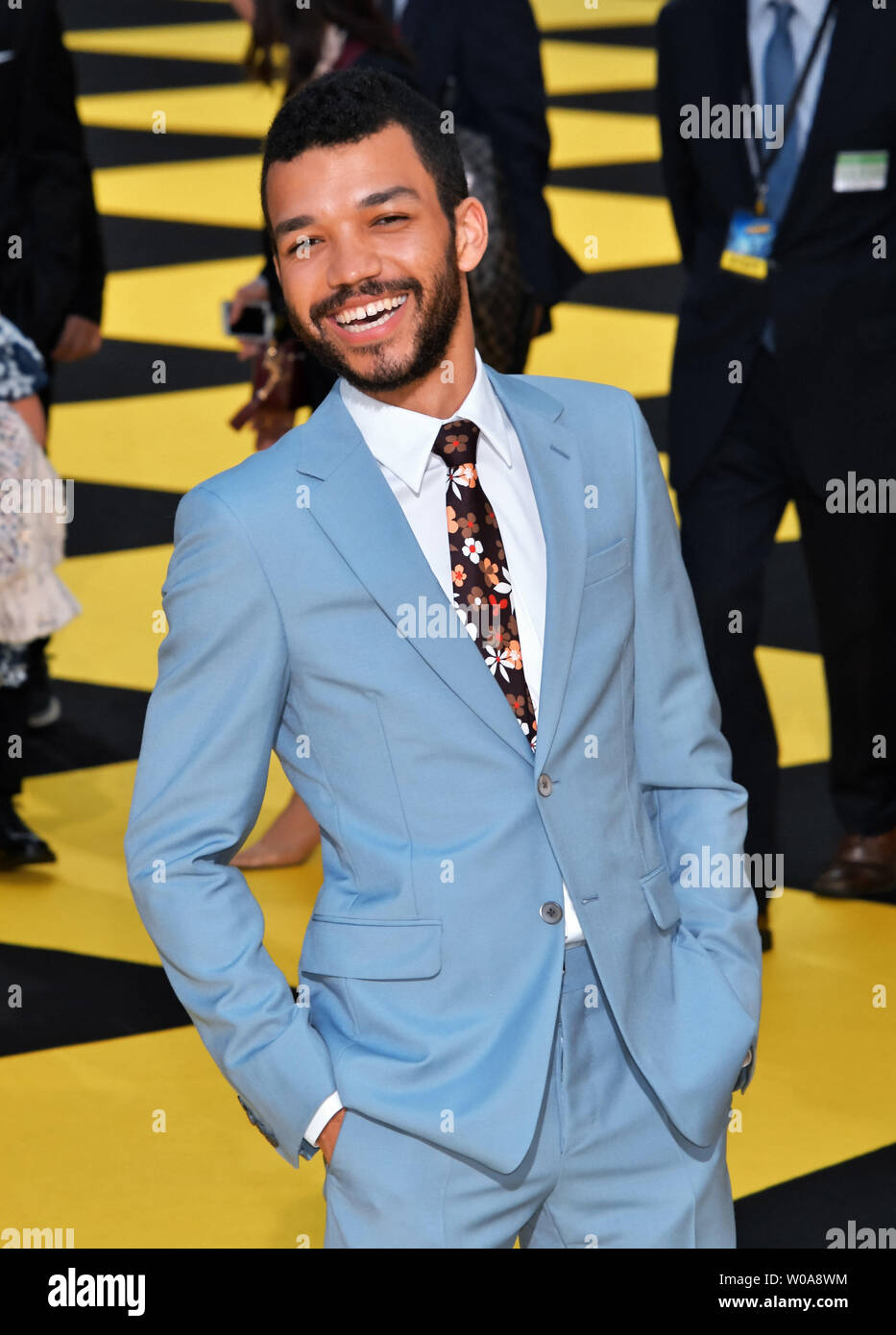 Actor Justice Smith attends the World premiere for the film "Pokemon ...