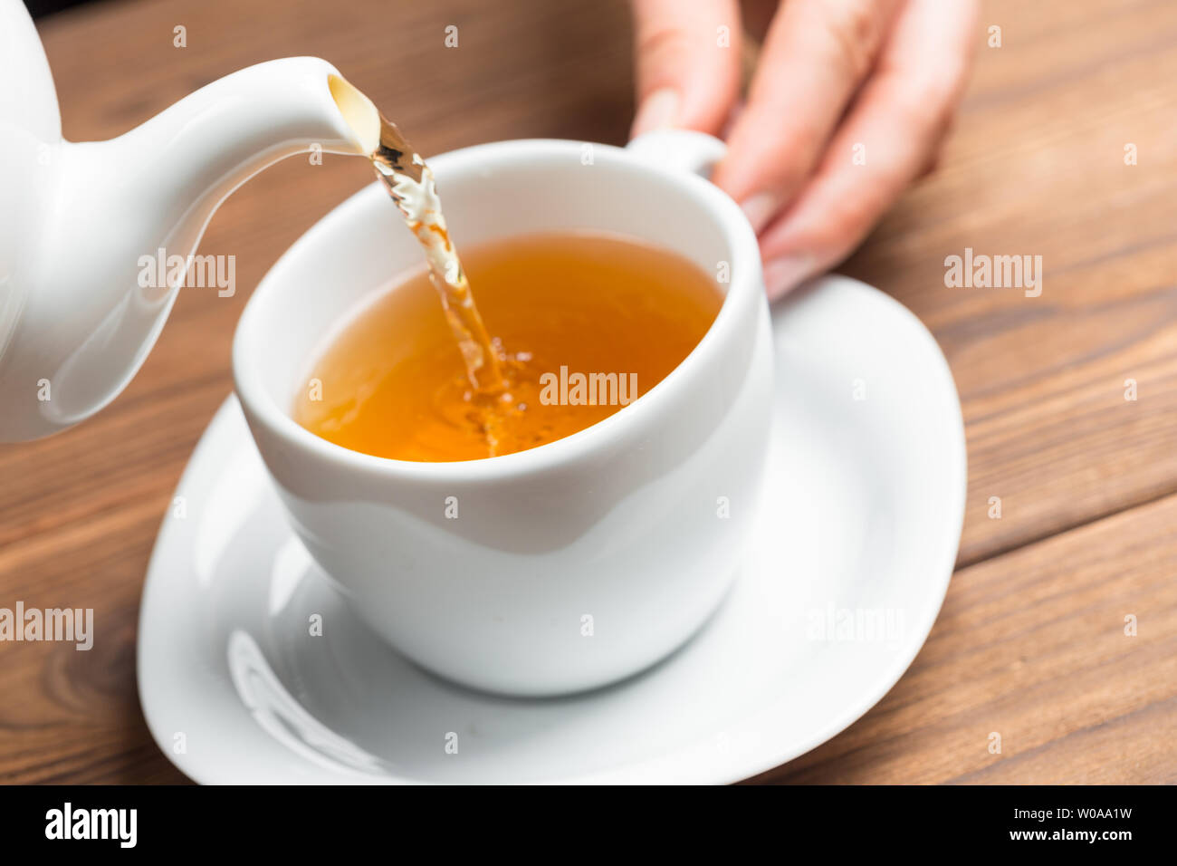 Cup of morning tea Stock Photo - Alamy