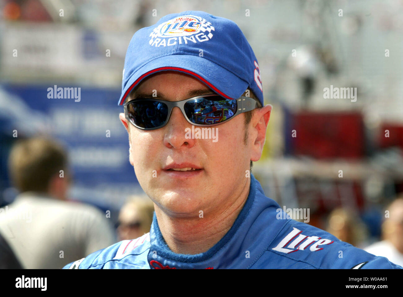 NASCAR race car driver Kurt Busch wins the pole position at qualifying ...