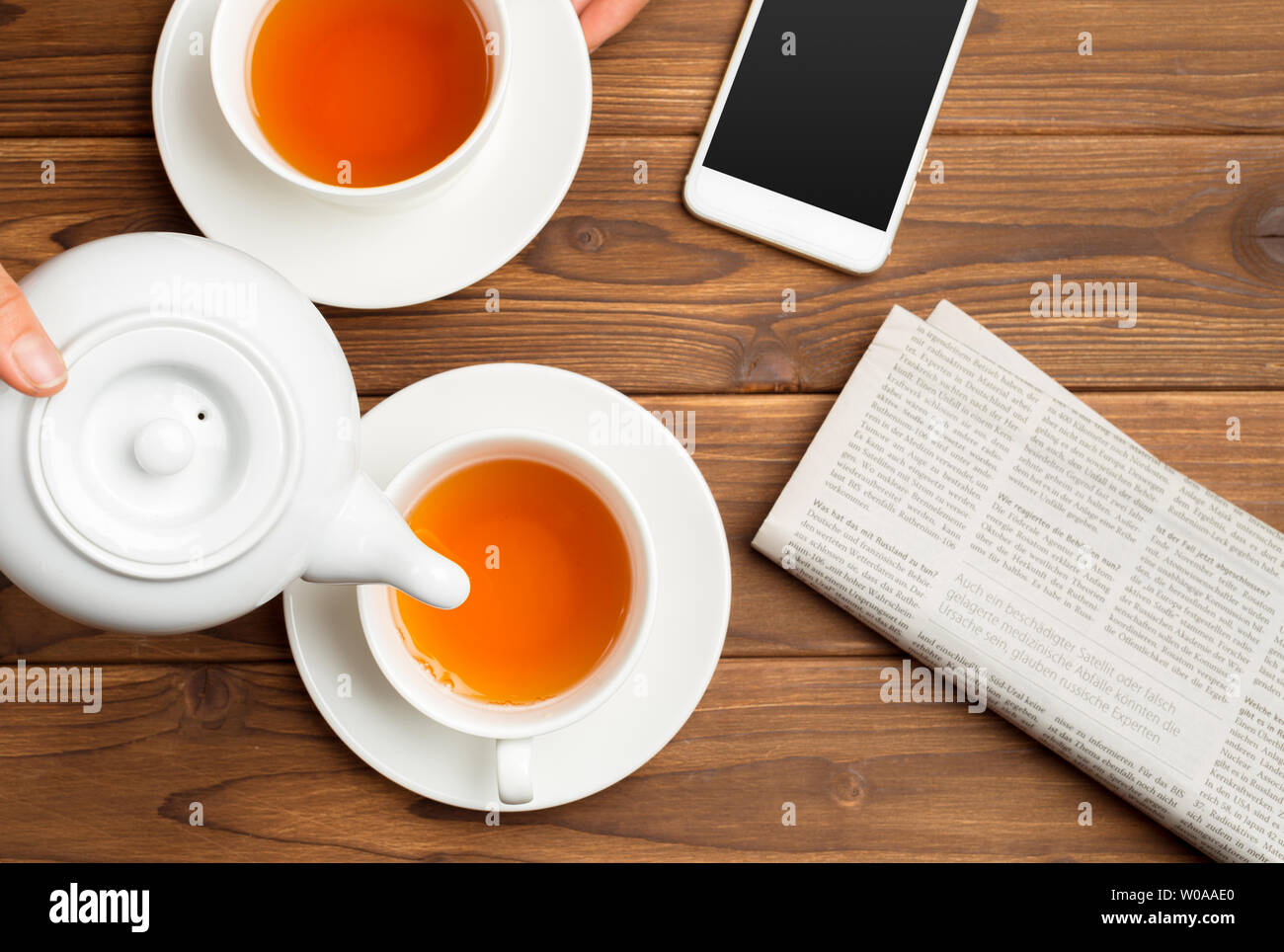 Cup of morning tea Stock Photo - Alamy