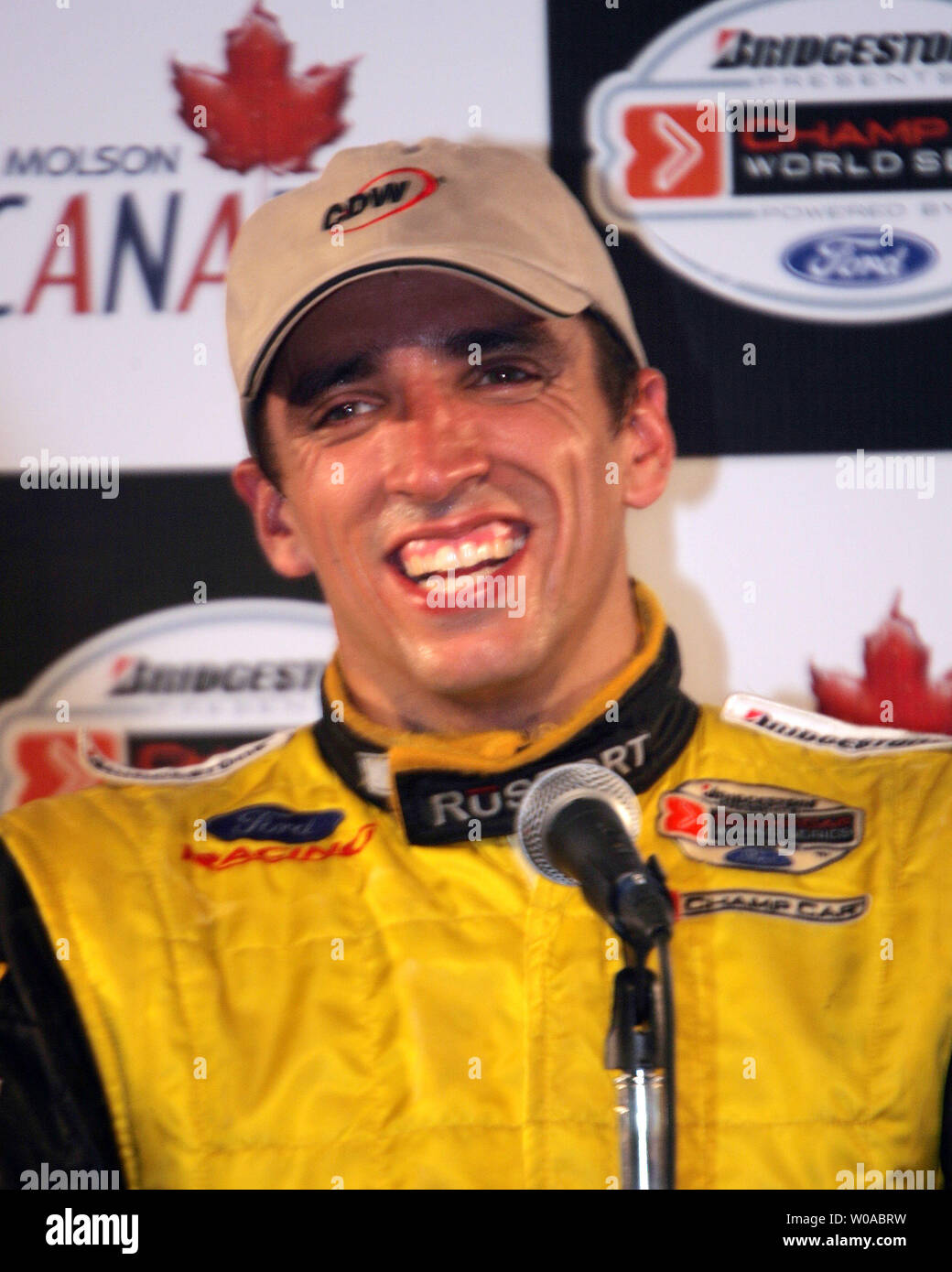 British champ car driver Justin Wilson discusses his win at Exhibition ...