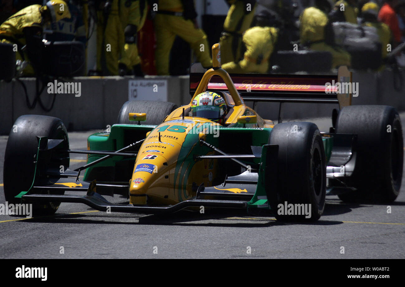 Canadian champ car driver Alex Tagliani returns to the track after his ...