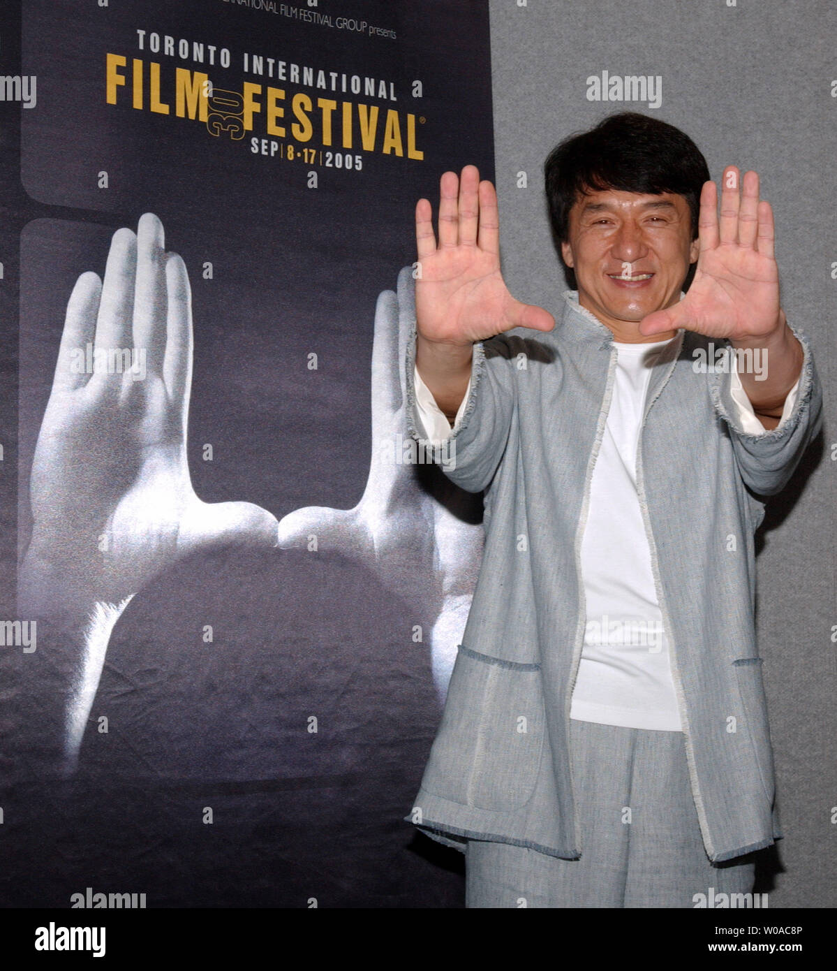 Jackie Chan attends the press conference for "The Myth" at the Sutton ...