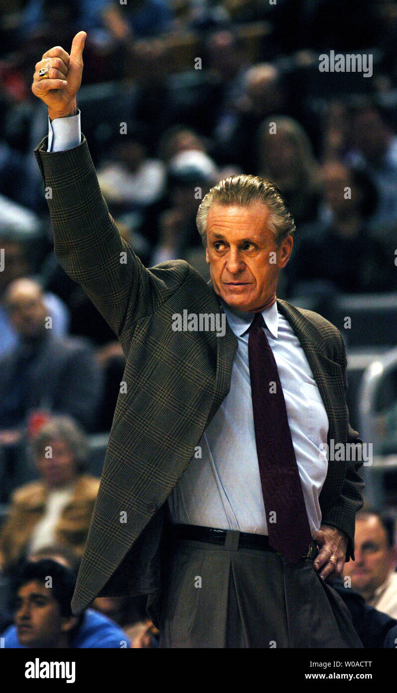 Pat riley during miami heat hi-res stock photography and images - Alamy