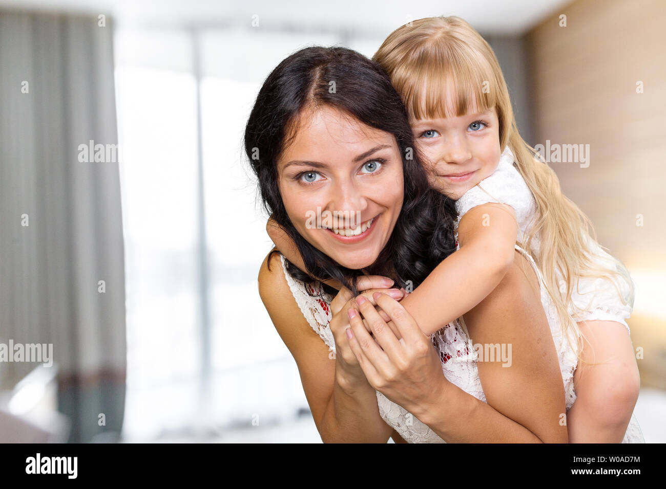 Happy mother and child girl Stock Photo - Alamy