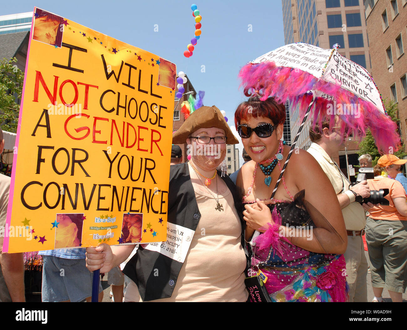 Participants in the Dyke March walk through the gay village before the ...