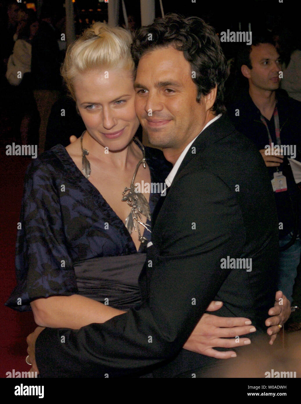 Mark Ruffalo and his wife Sunrise Coigney arrive on the red carpet for ...