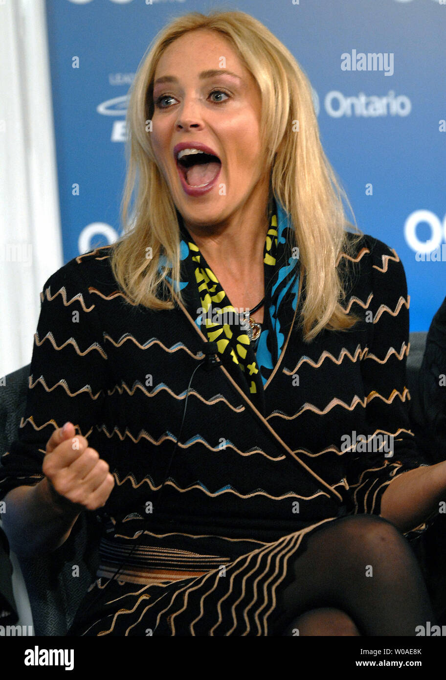 Sharon Stone attends the Toronto International Film Festival press ...