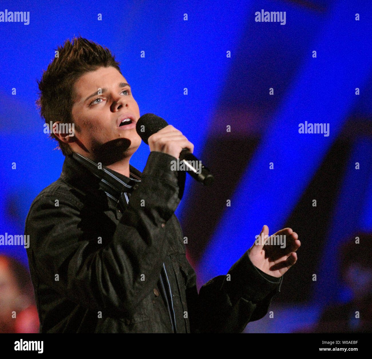 16 year old Craig Sharpe performs onstage during the Canadian Idol ...