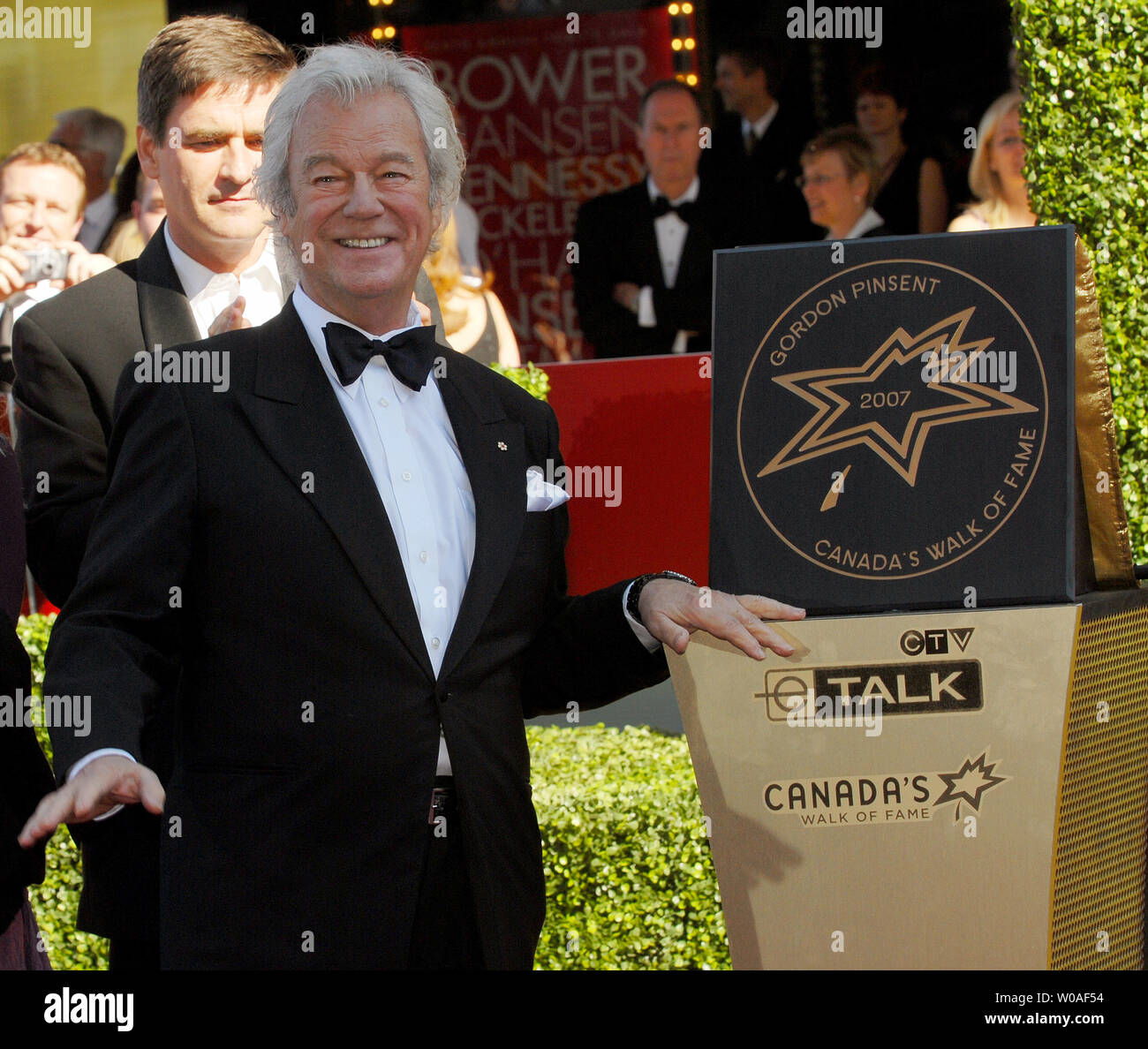 Actor Gordon Pinsent shows off his newly unveiled star as he is ...