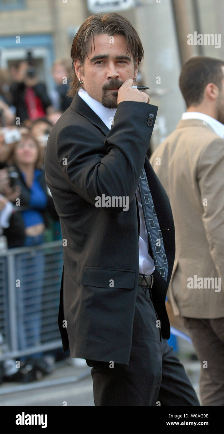 Actor Colin Farrell arrives for the Toronto International Film Festival ...