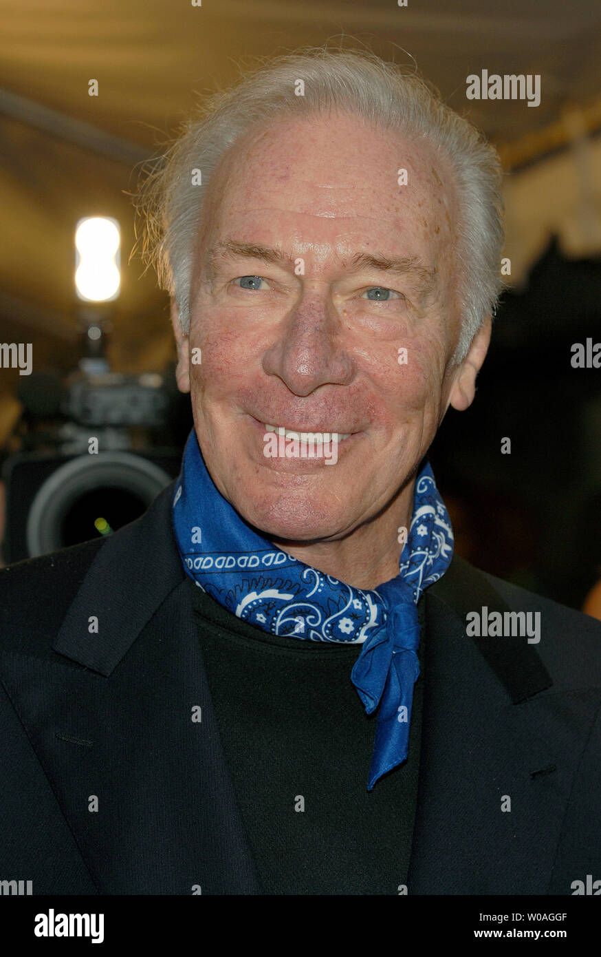 Christopher Plummer arrives at Roy Thomson Hall for the world premiere ...