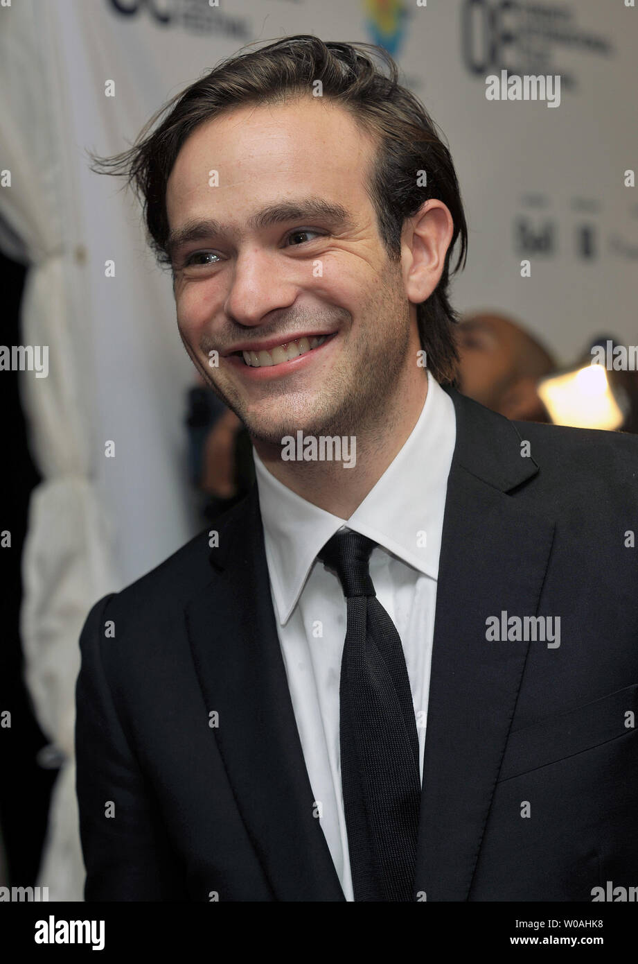 Actor Charlie Cox arrives for the gala premiere of "Stone of Destiny ...