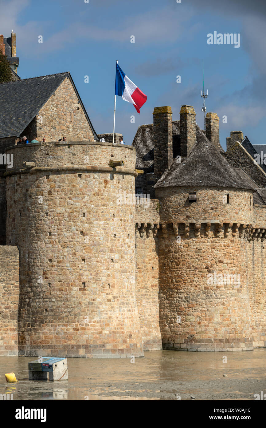 Le Mont-Saint-Michel, France - September 13, 2018: Le Mont Saint-Michel ...
