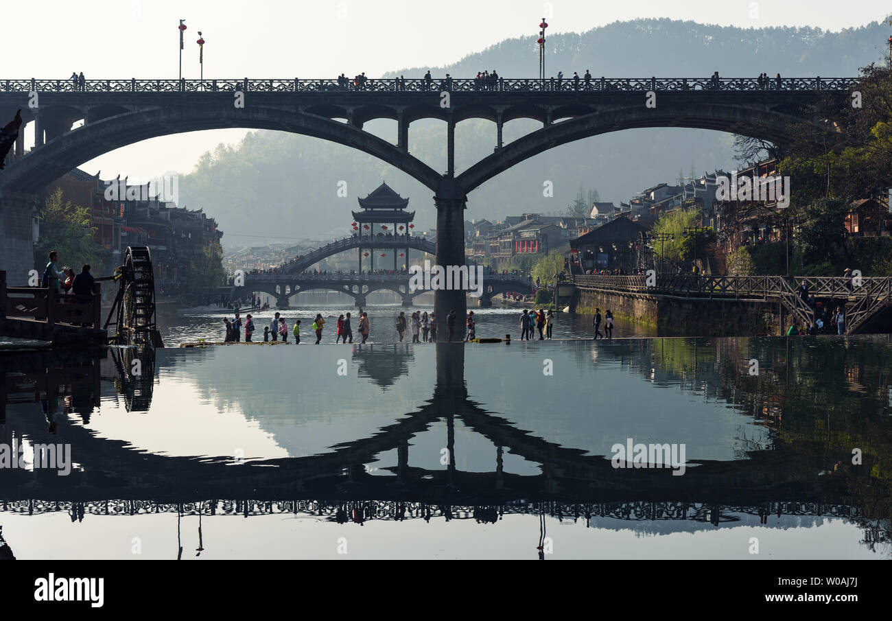 Scenery of the ancient town of Phoenix in western Hunan Stock Photo - Alamy
