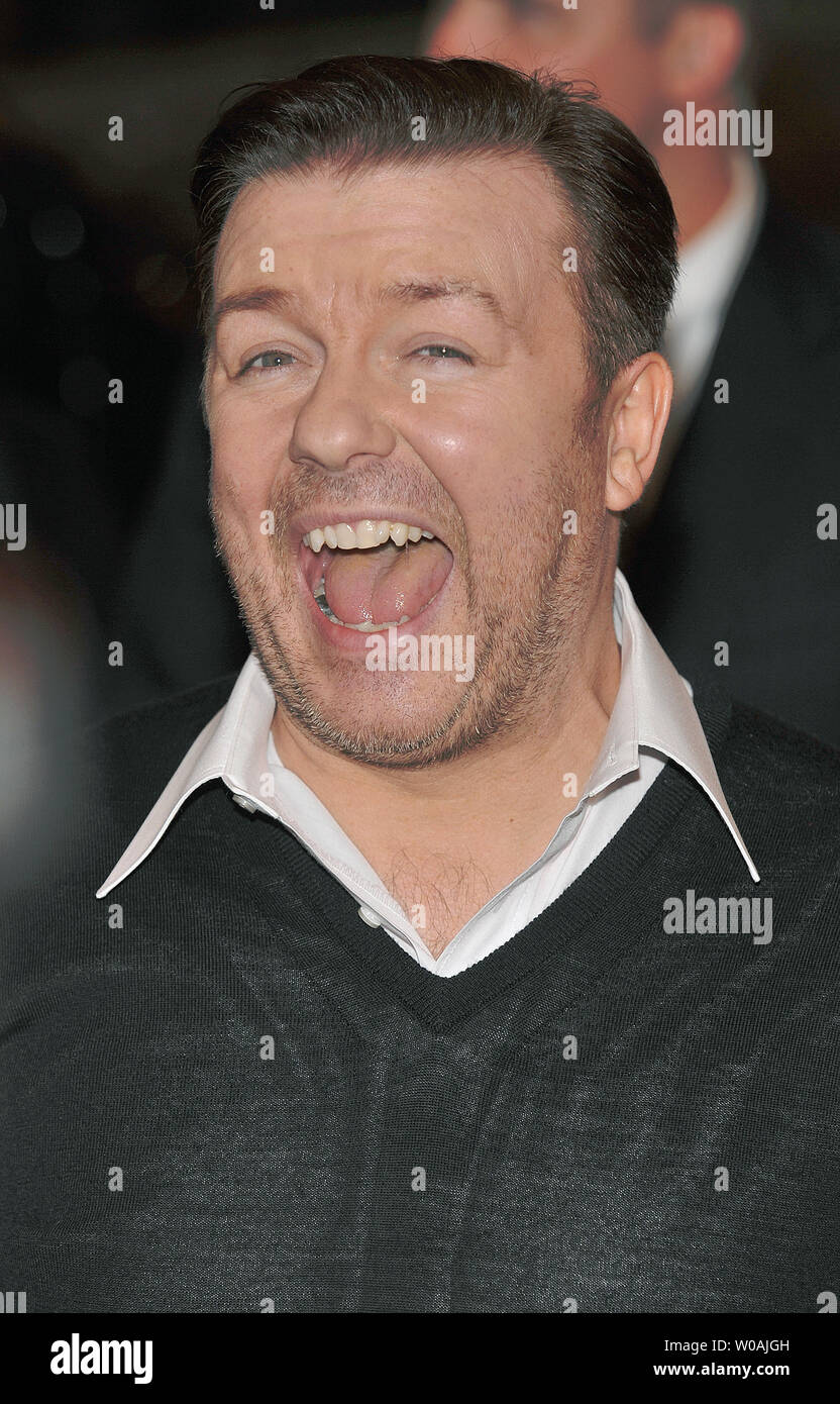 Ricky Gervais arrives for the Toronto International Film Festival ...