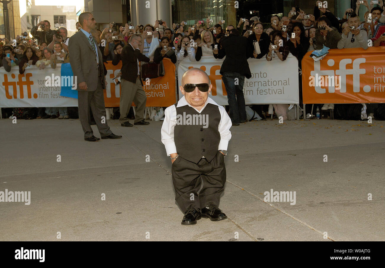 Actor Verne Troyer arrives for the Toronto International Film Festival ...