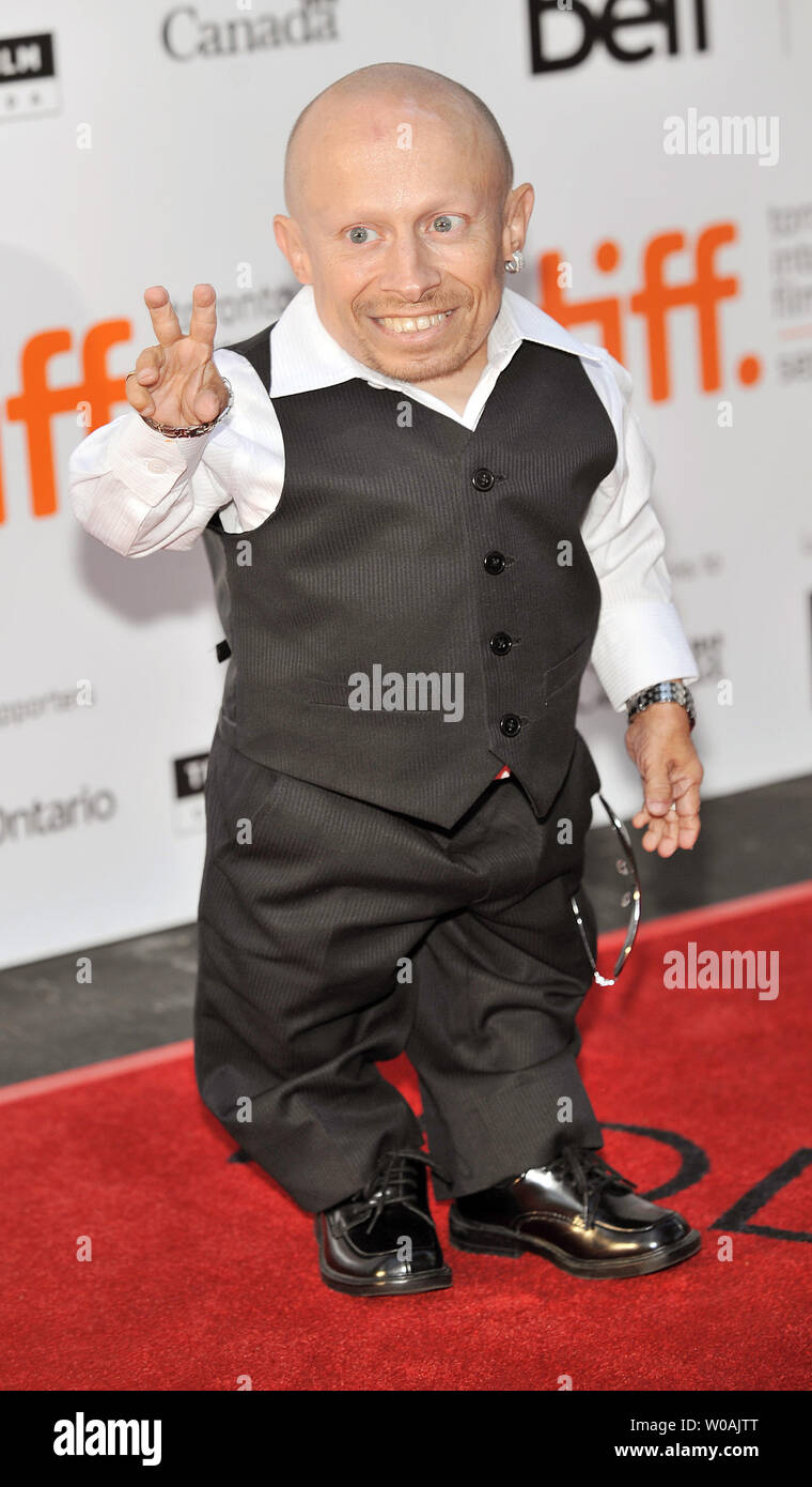 Actor Verne Troyer arrives for the Toronto International Film Festival ...