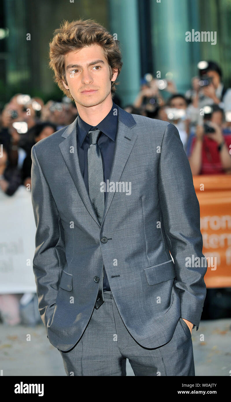 Actor Andrew Garfield arrives for the Toronto International Film ...