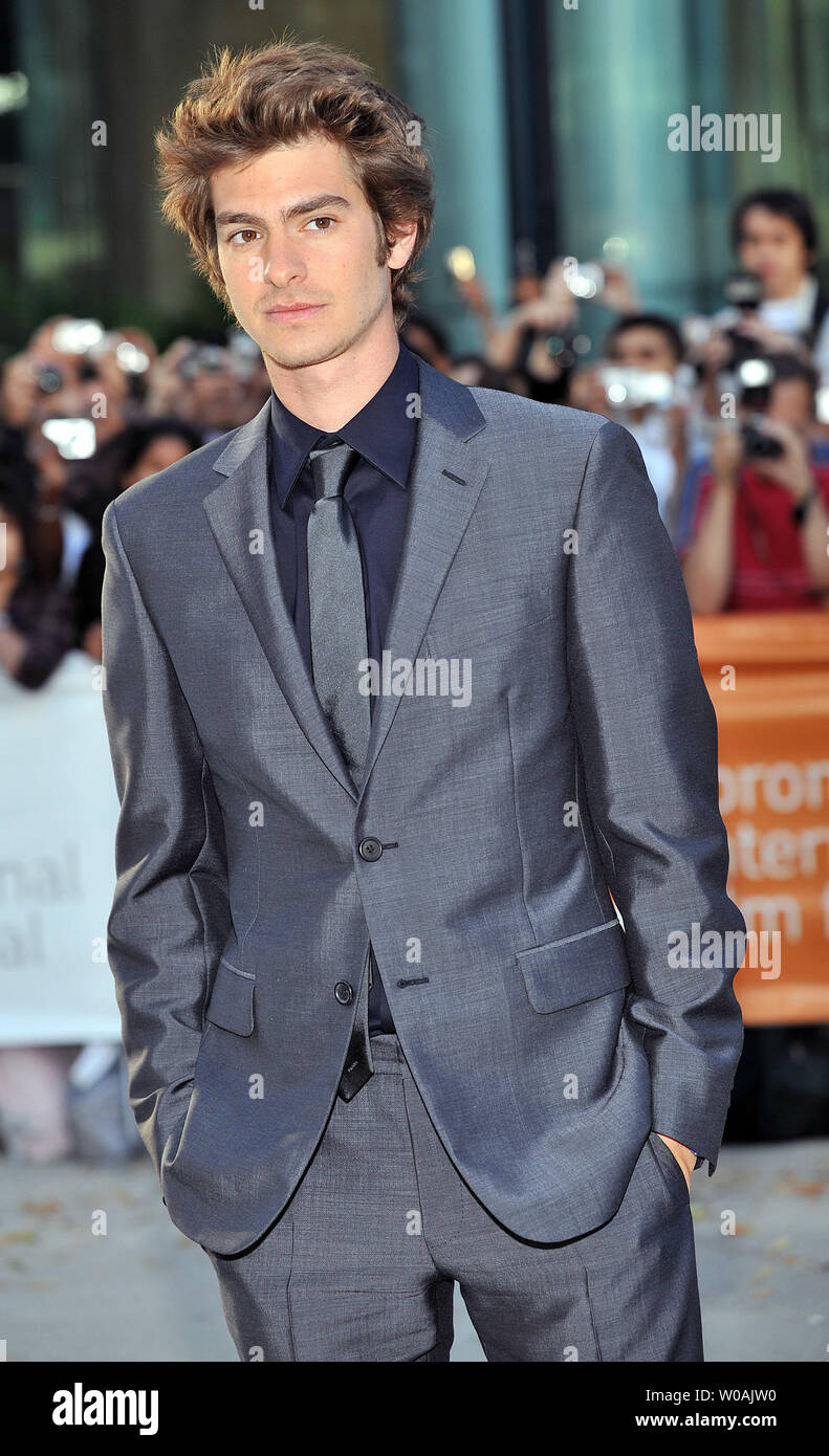 Actor Andrew Garfield arrives for the Toronto International Film ...