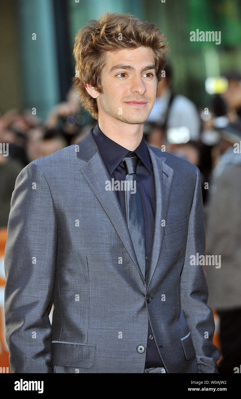 Actor Andrew Garfield arrives for the Toronto International Film ...