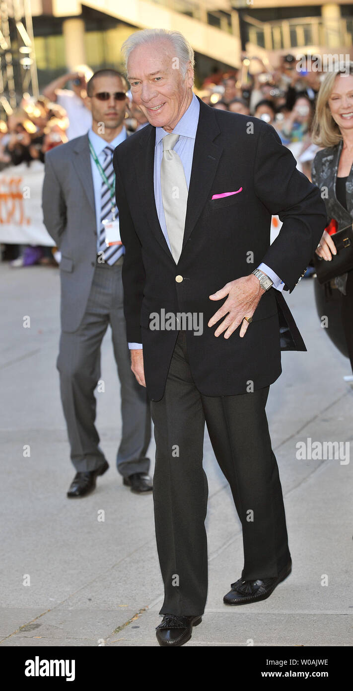 Actor Christopher Plummer arrives for the Toronto International Film ...