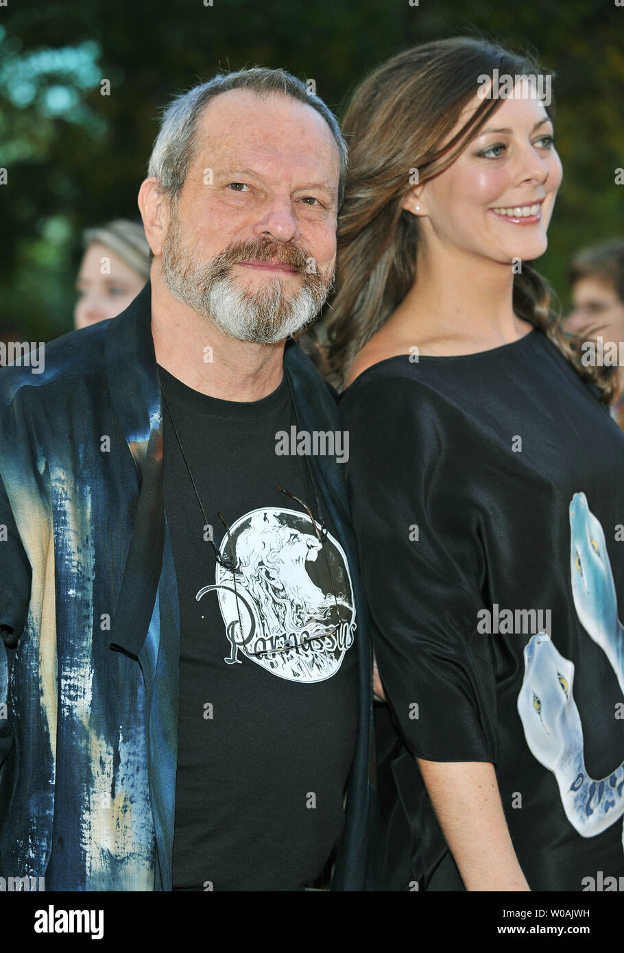 Director Terry Gilliam (L) and his daughter Amy Gilliam arrive for the ...