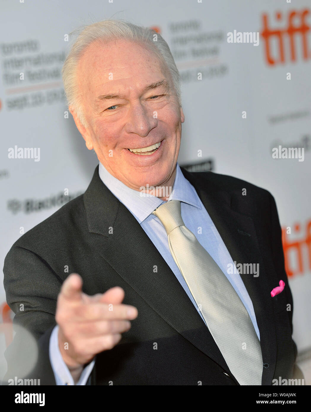 Actor Christopher Plummer arrives for the Toronto International Film ...