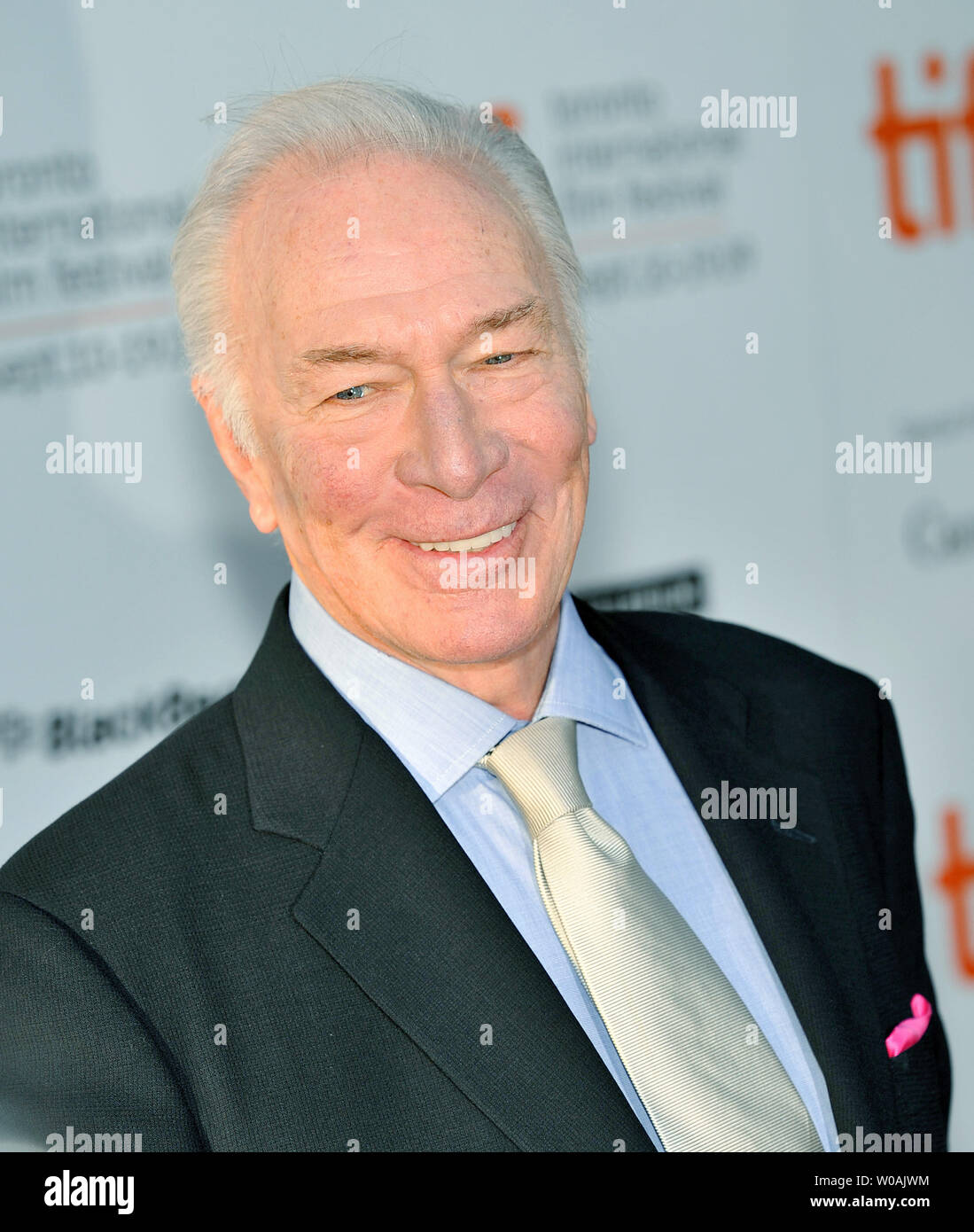 Actor Christopher Plummer arrives for the Toronto International Film ...