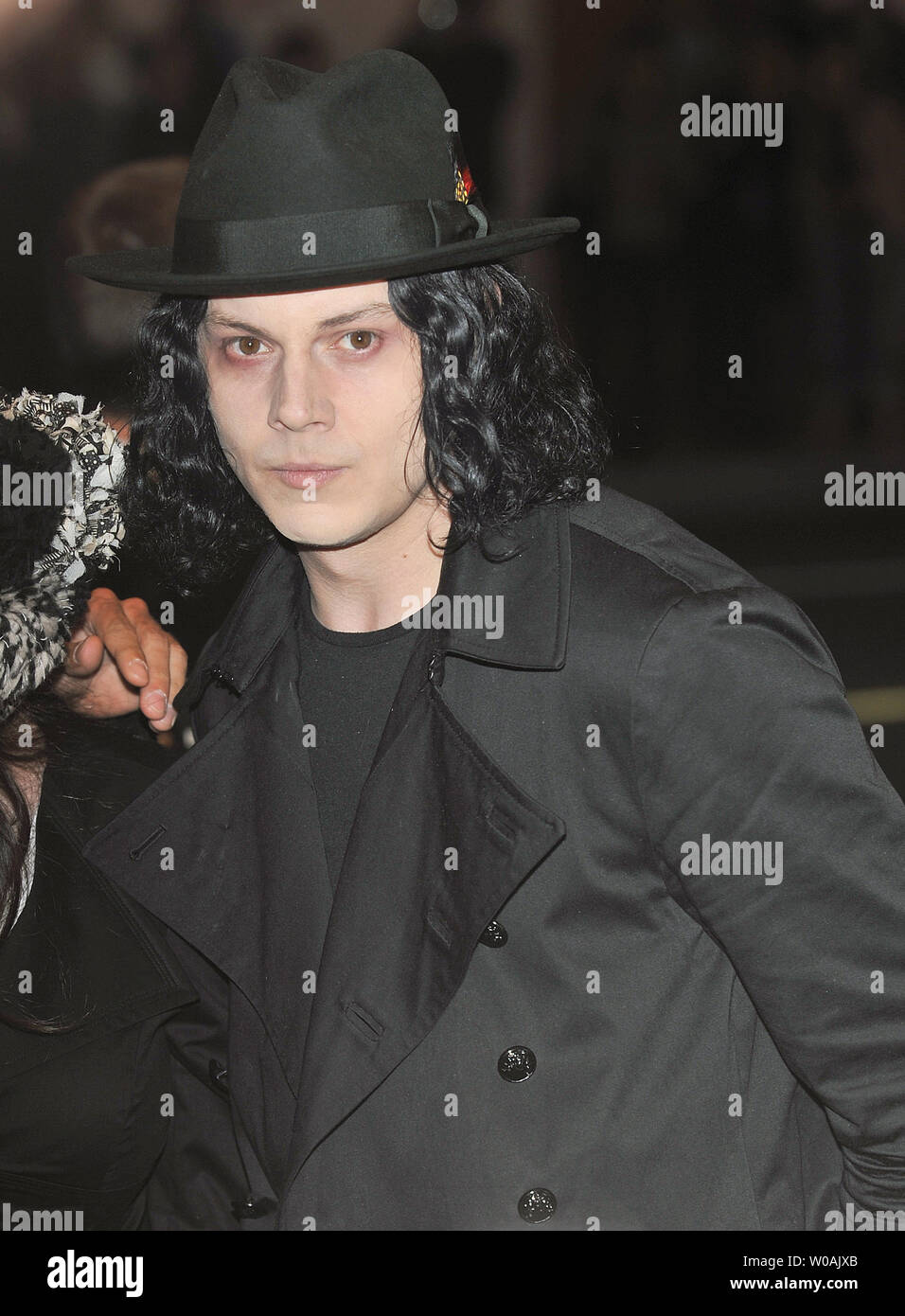 White Stripes' singer/songwriter Jack White arrives for the world ...