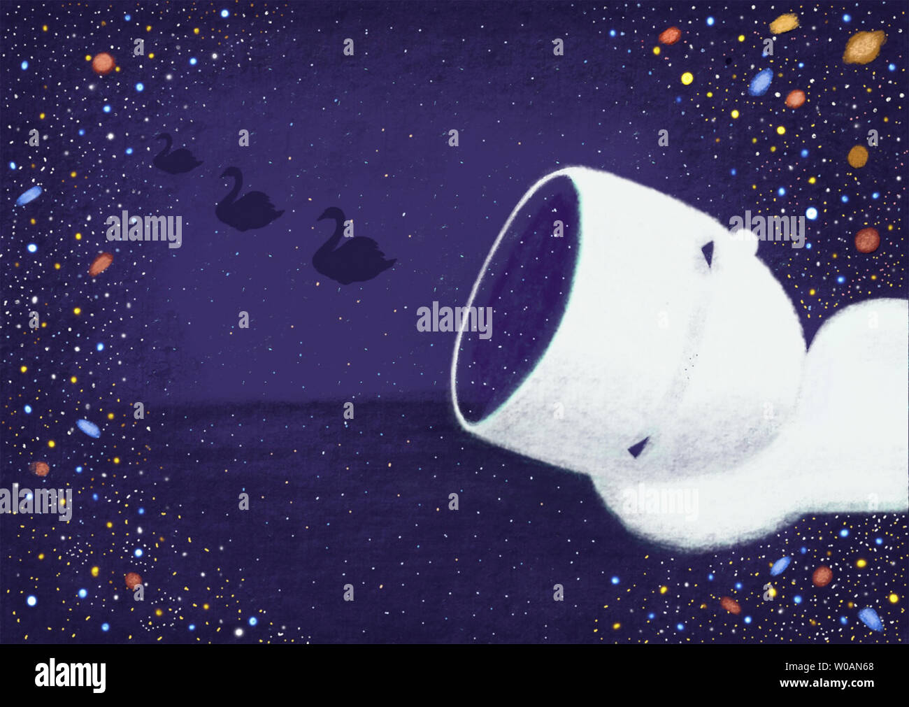 night alien character Stock Photo - Alamy