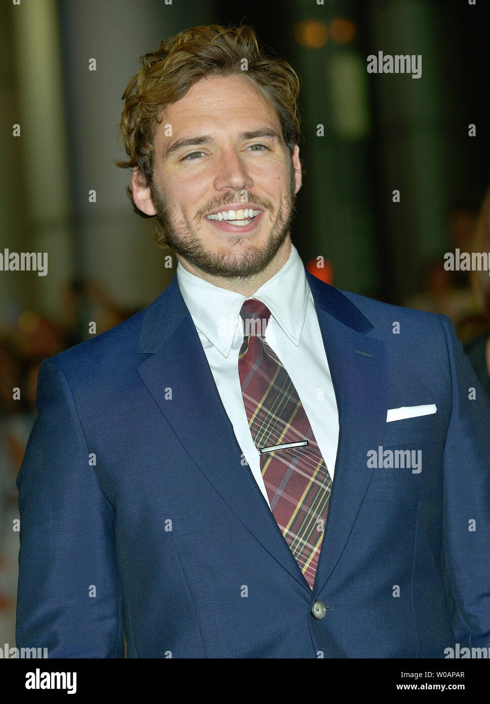 Sam Clafin arrives for the premiere of 'The Riot Club' at Roy Thomson ...