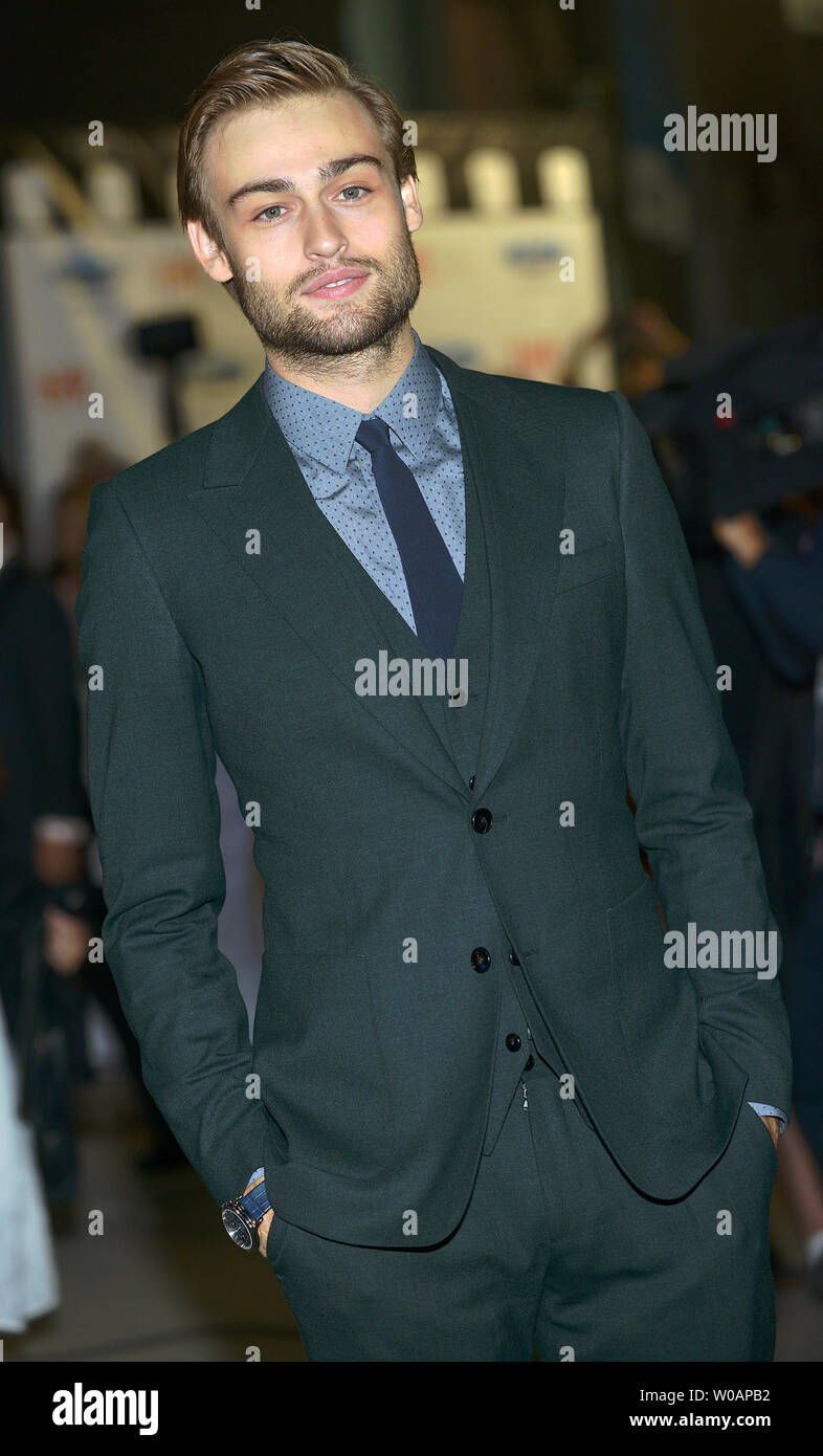 Douglas Booth arrives for the premiere of 'The Riot Club' at Roy ...