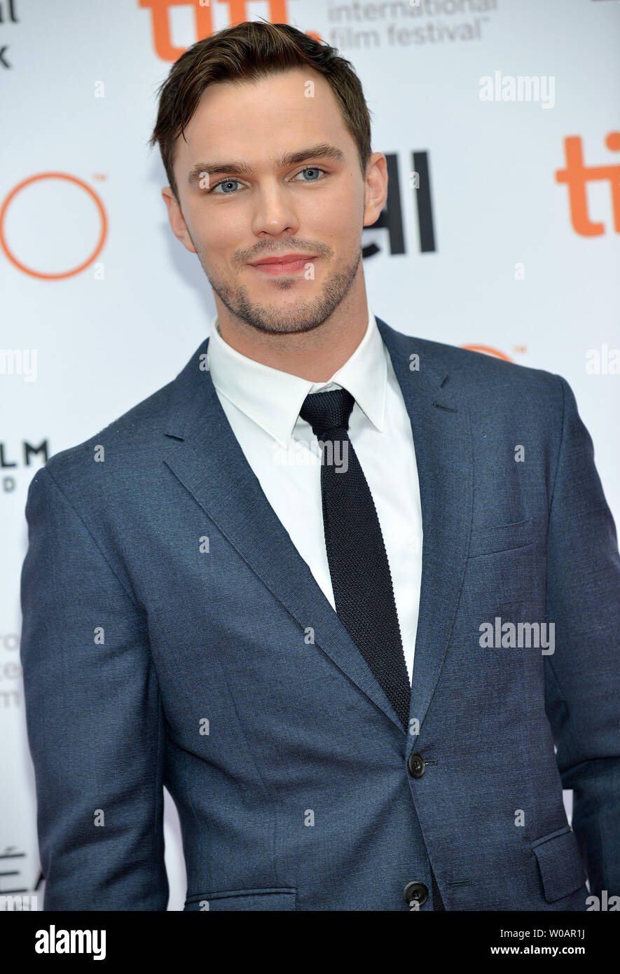 Nicholas Hoult arrives at the Toronto International Film Festival ...