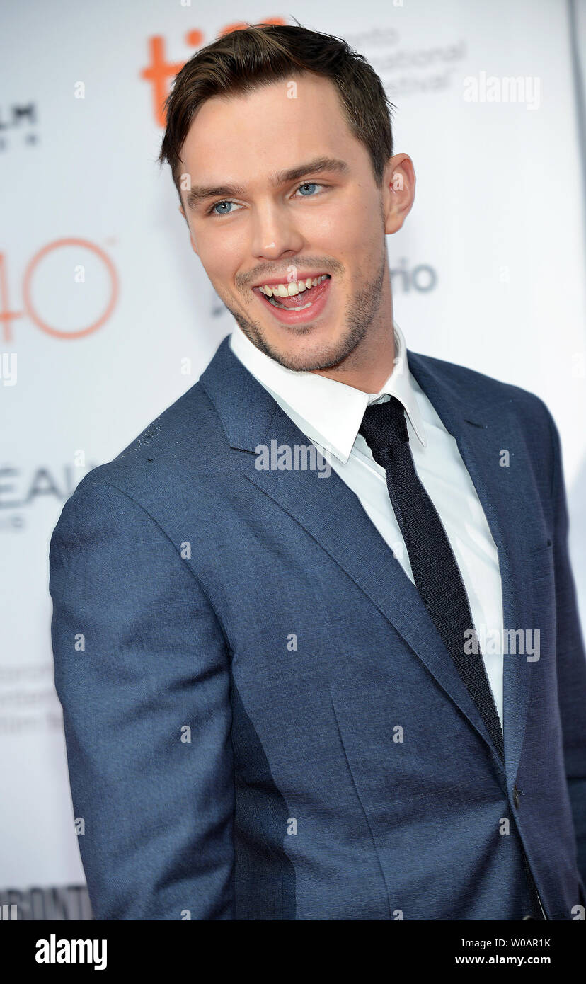 Nicholas Hoult arrives at the Toronto International Film Festival ...
