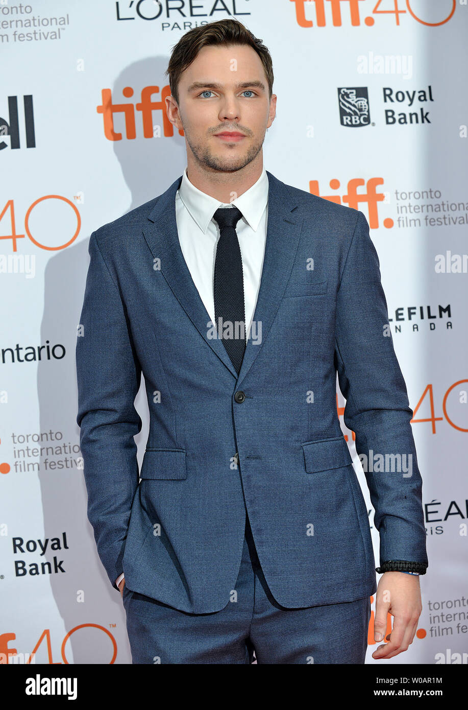 Nicholas Hoult arrives at the Toronto International Film Festival ...