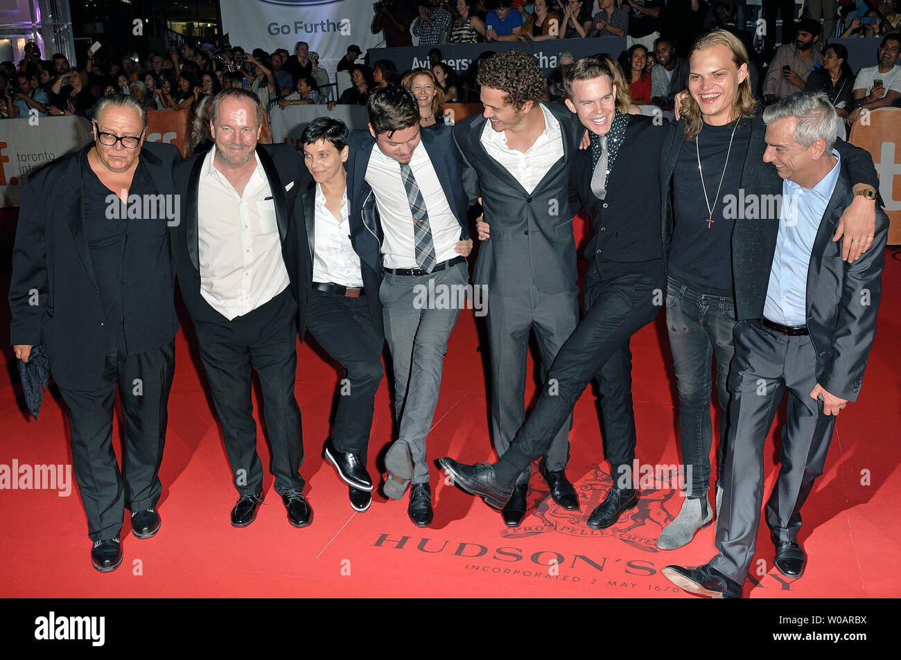 Cast members of 'Stonewall' kick up their heels on the red carpet as ...