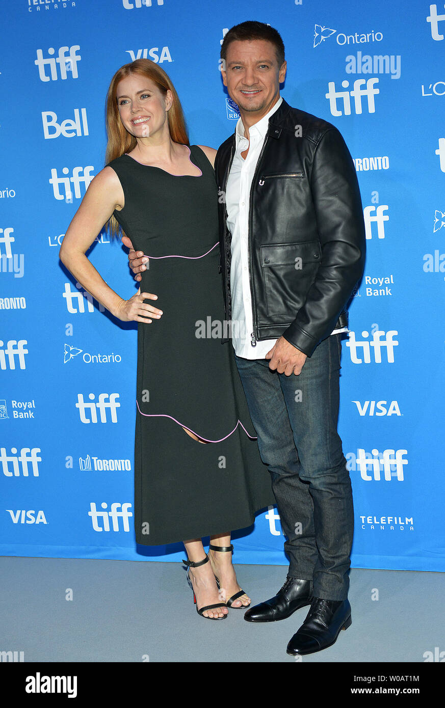 Amy Adams and Jeremy Renner attend the Toronto International Film ...