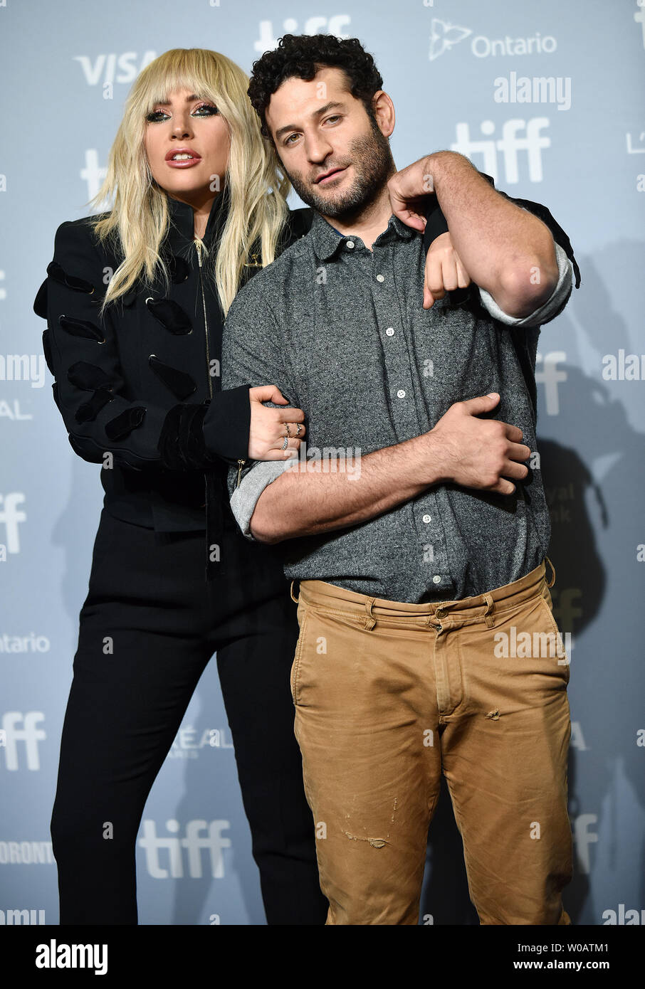 Lady Gaga and director Chris Moukarbel attend the Toronto International ...